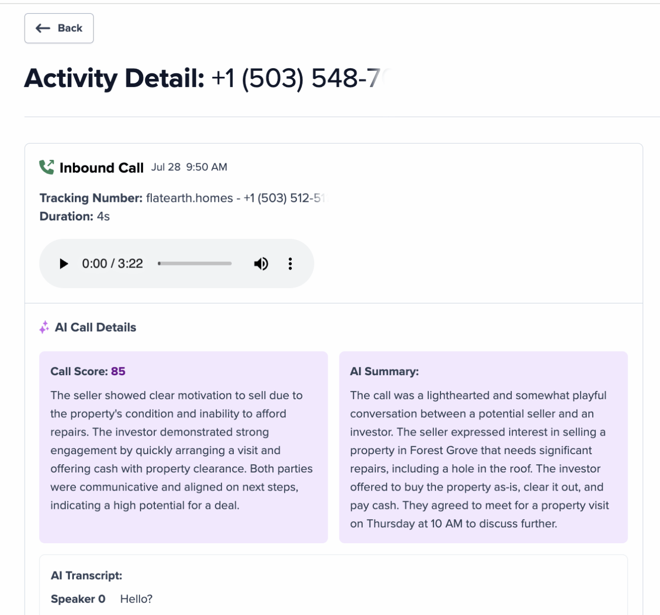 Introducing Carrot Call Tracking - Powerful Real Estate Tool