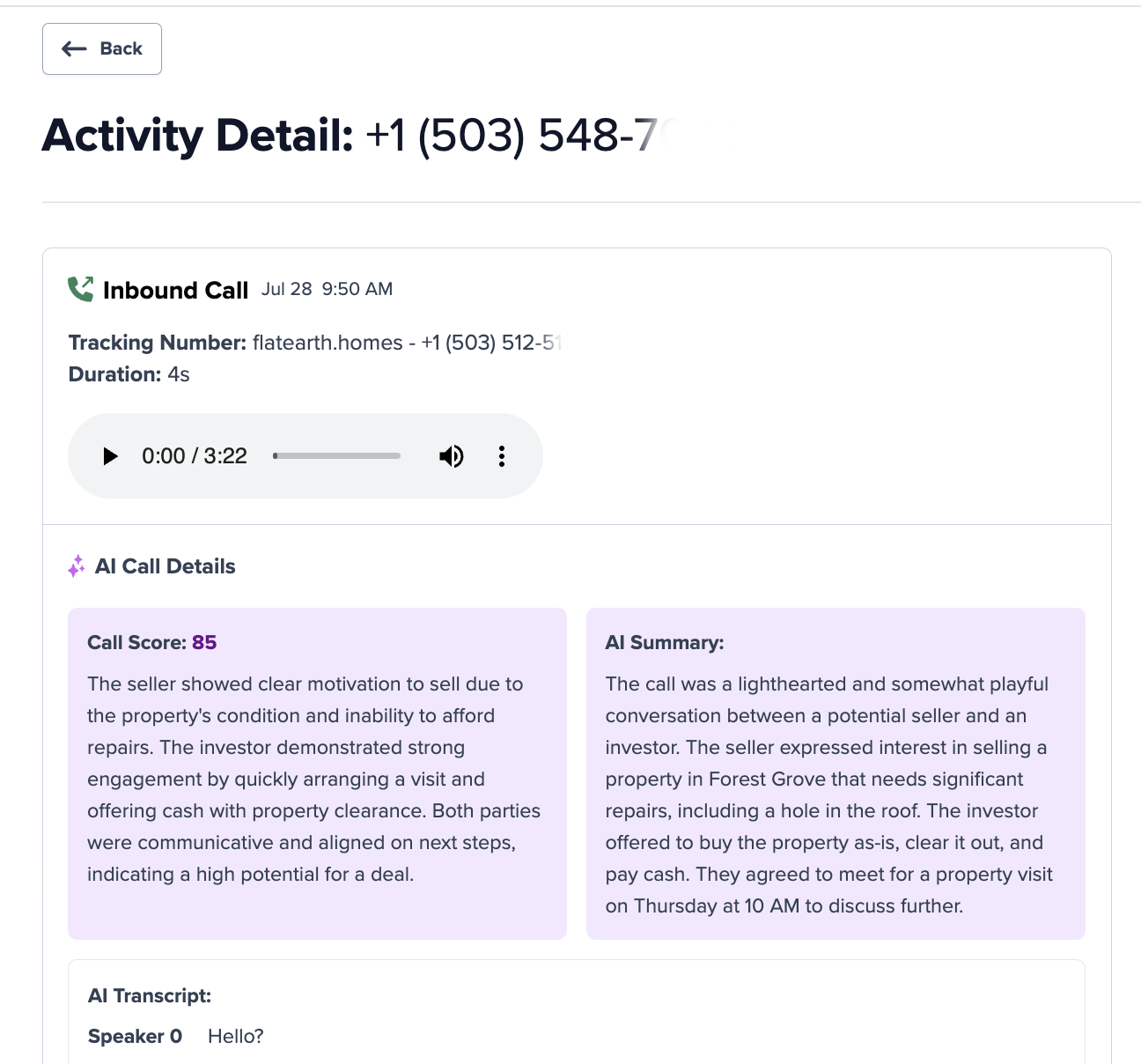 Introducing Carrot Call Tracking - Powerful Real Estate Tool