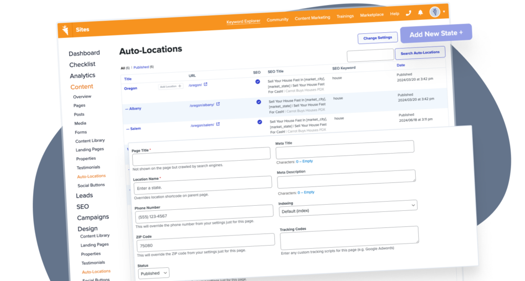Auto-Location Pages: Increase Local Leads & SEO for Real Estate | Carrot