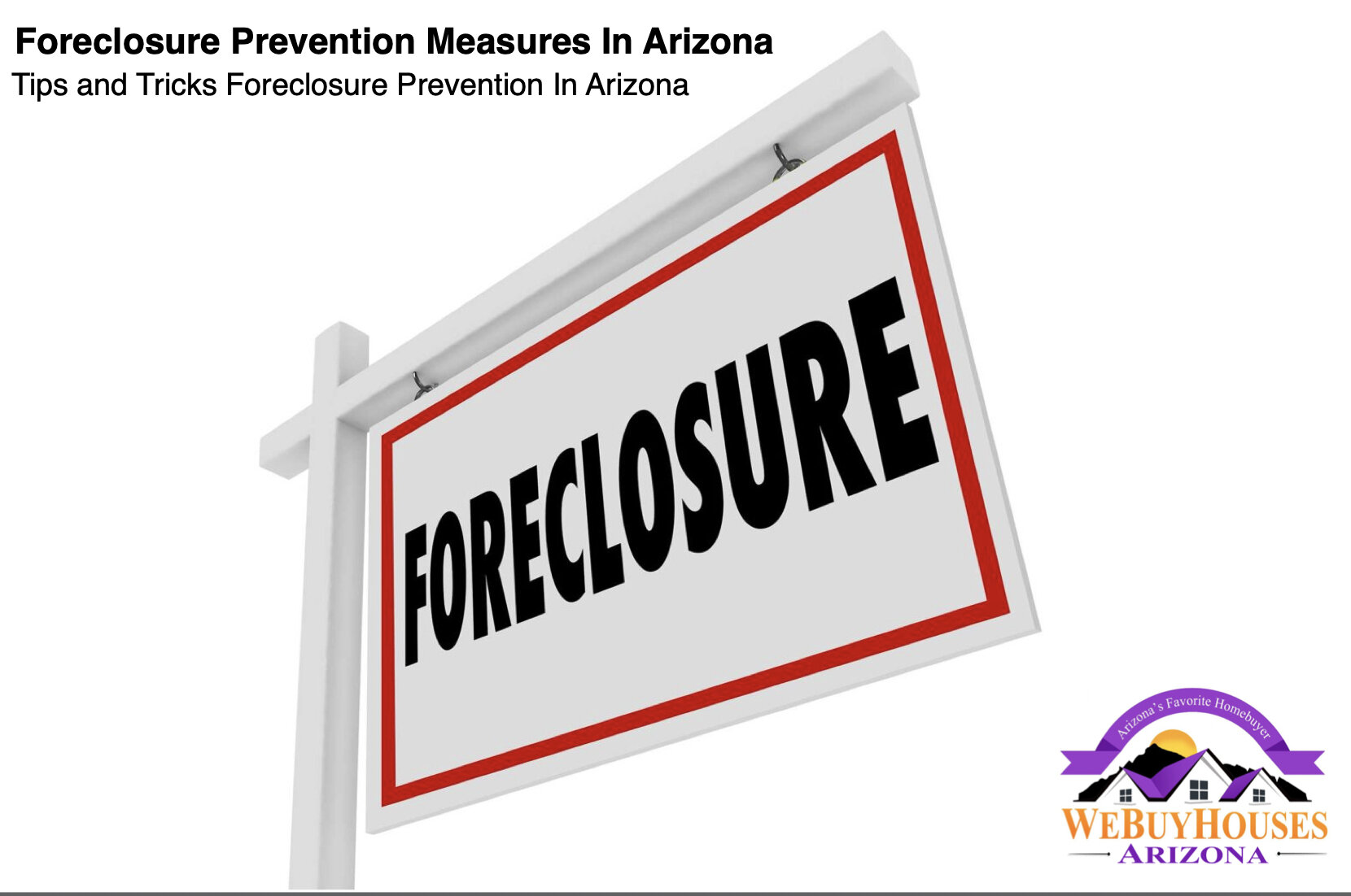 Foreclosure prevention measures in Arizona