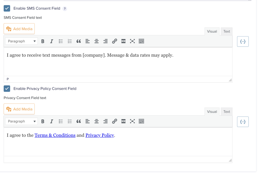 Text Message Marketing Consent (Carrier 10DLC & TCR) | Carrot Help Center