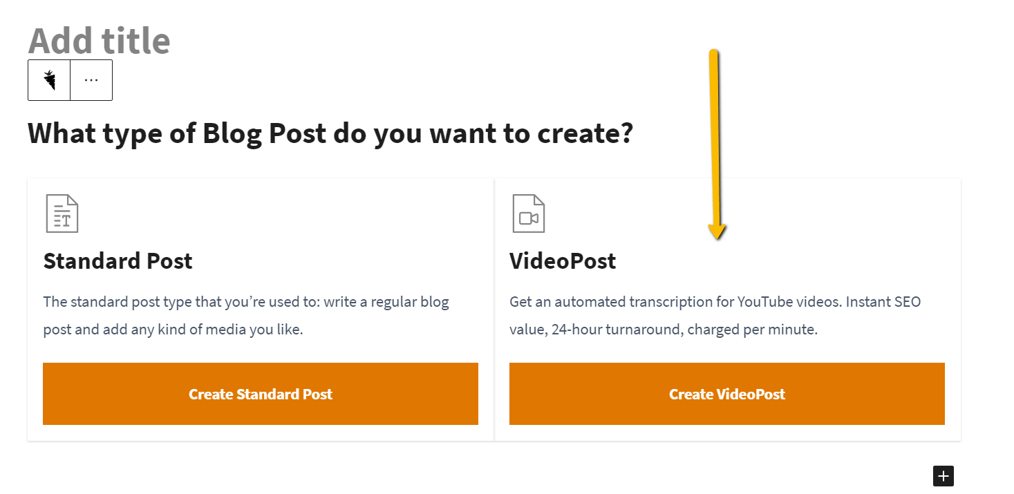 How to Plan and Publish a VideoPost | Carrot Help Center