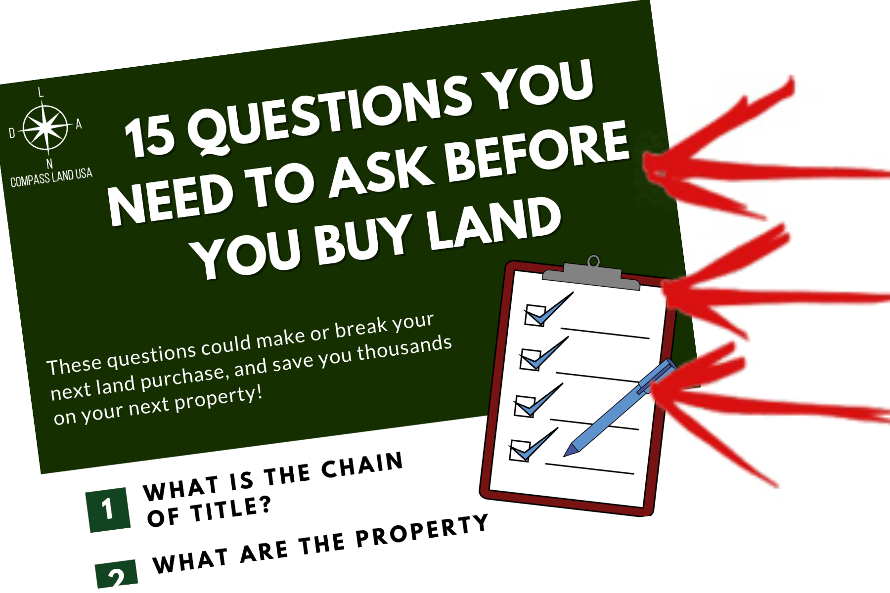 15 Super Easy Questions to Ask Before You Buy Land