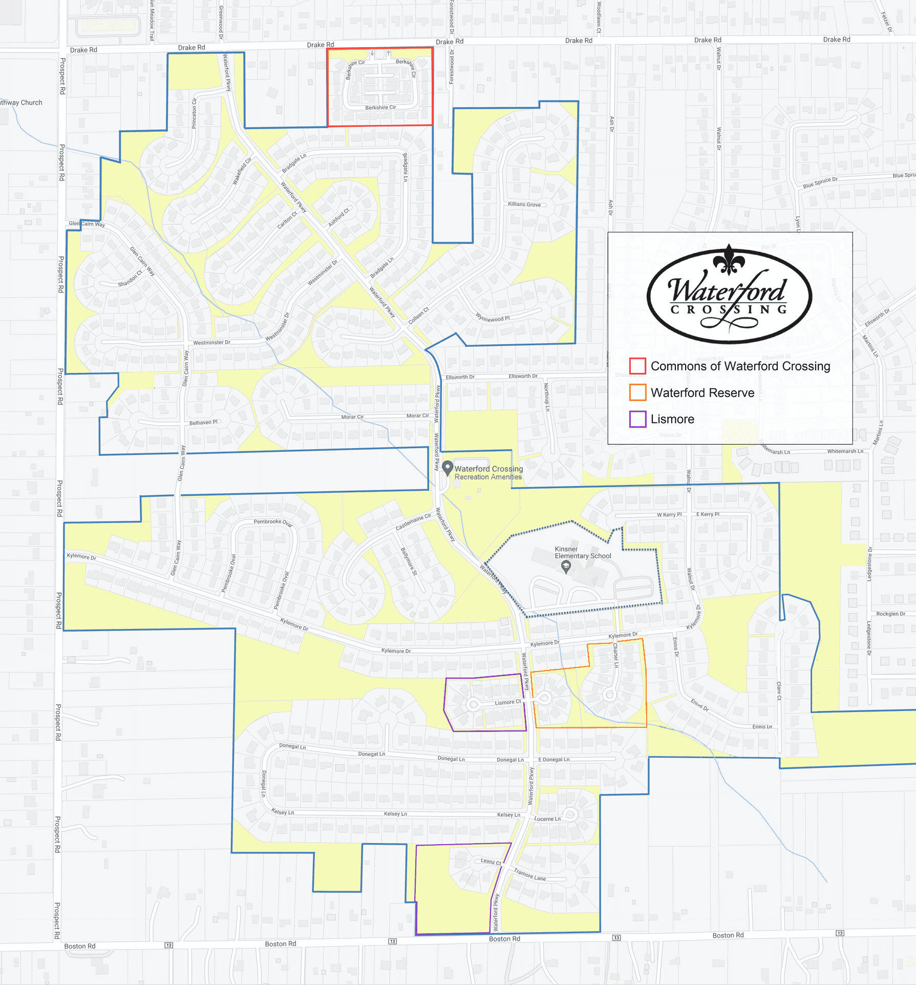 Waterford Crossing Cluster Homes Strongsville Ohio
