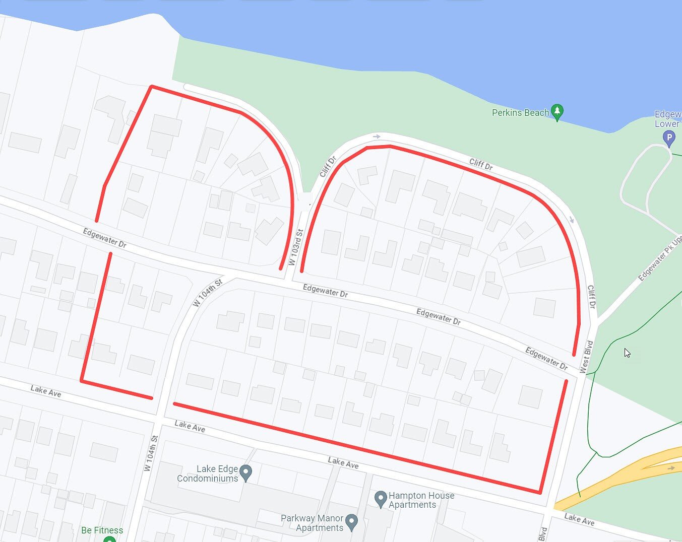 Edgewater Cliff Cleveland Ohio