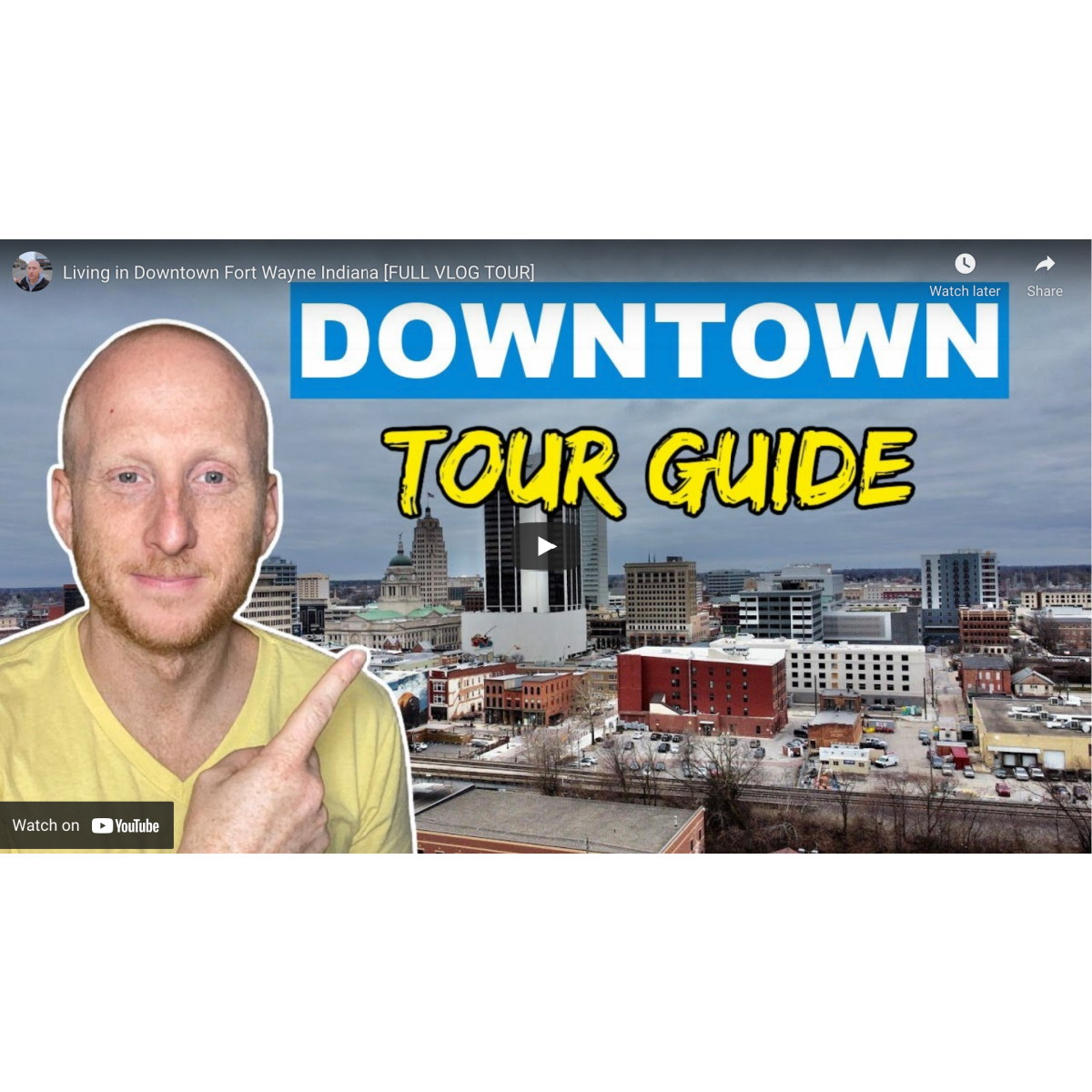 Living in Downtown Fort Wayne Indiana [FULL VLOG TOUR]