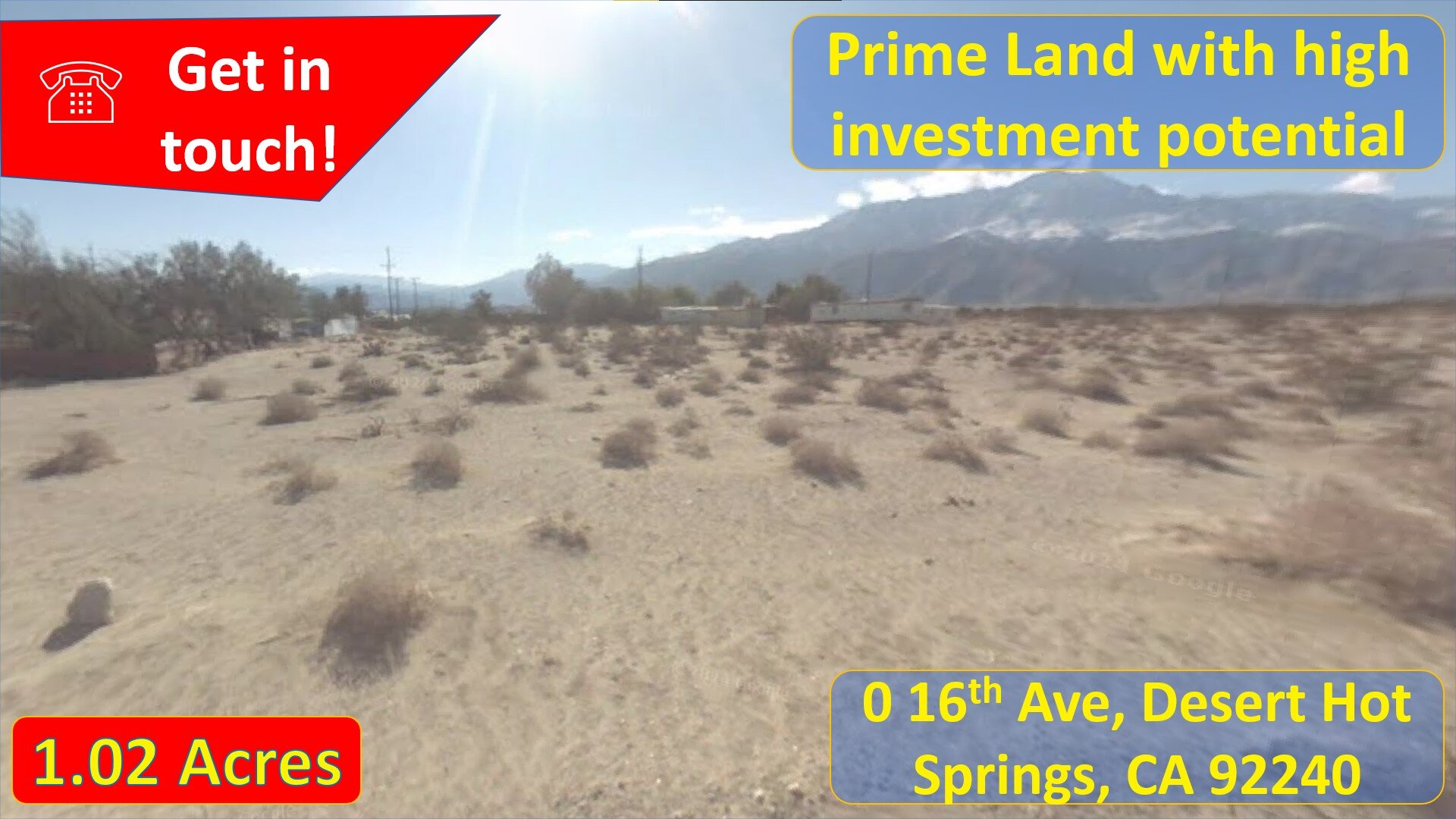 Prime vacant land in Desert Hot Springs, CA | GreyBearLand