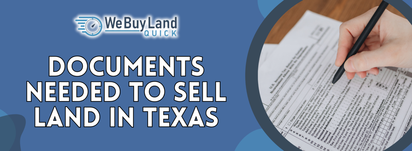 Documents Needed To Sell Land In Texas